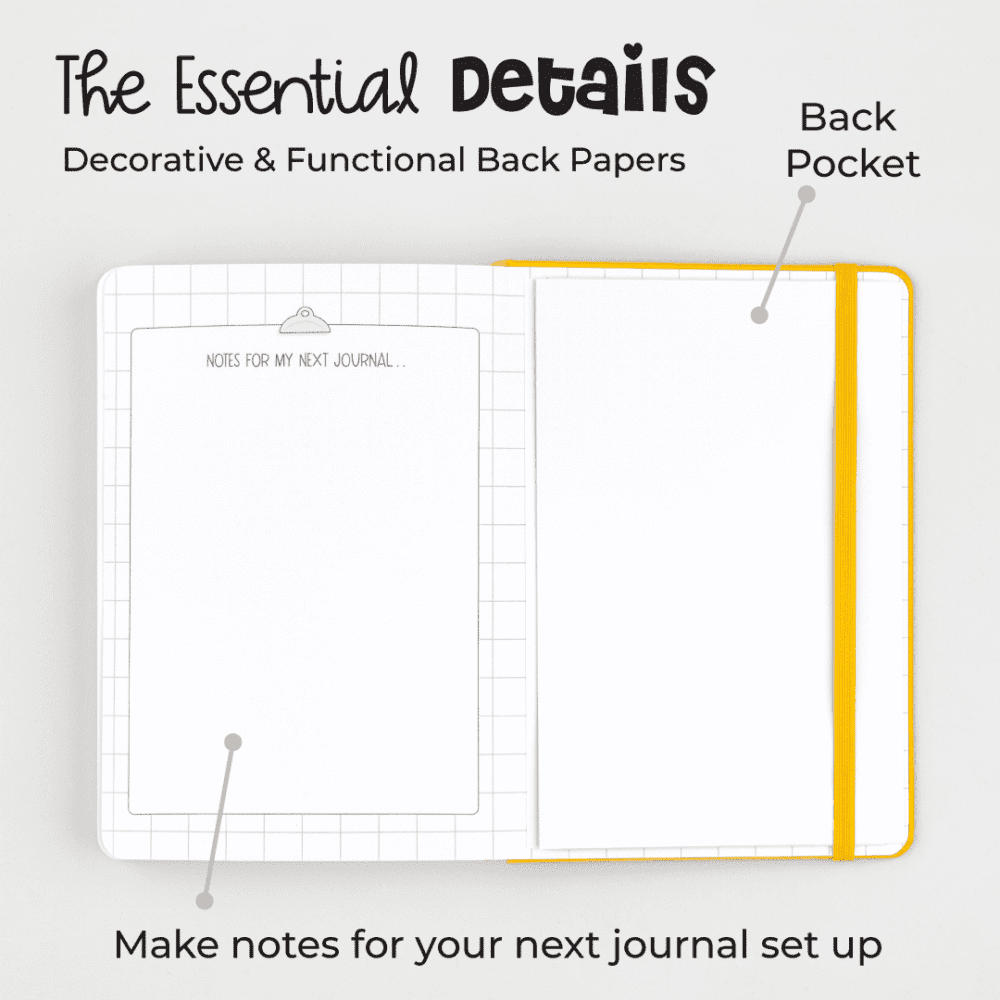 B5 Sunflower - Dot Grid Essential Journal - Oops a Daisy UK