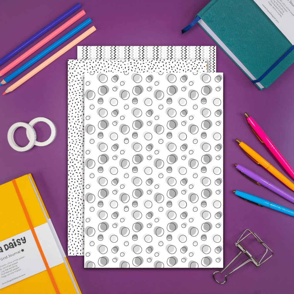 Rainbow - Patterned Paper Printables - Digital Download - Set 1 - Oops ...